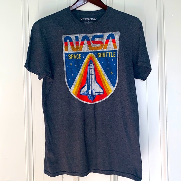 Fifth Sun | Tops | Nasa Space Shuttle Tshirt | Poshmark